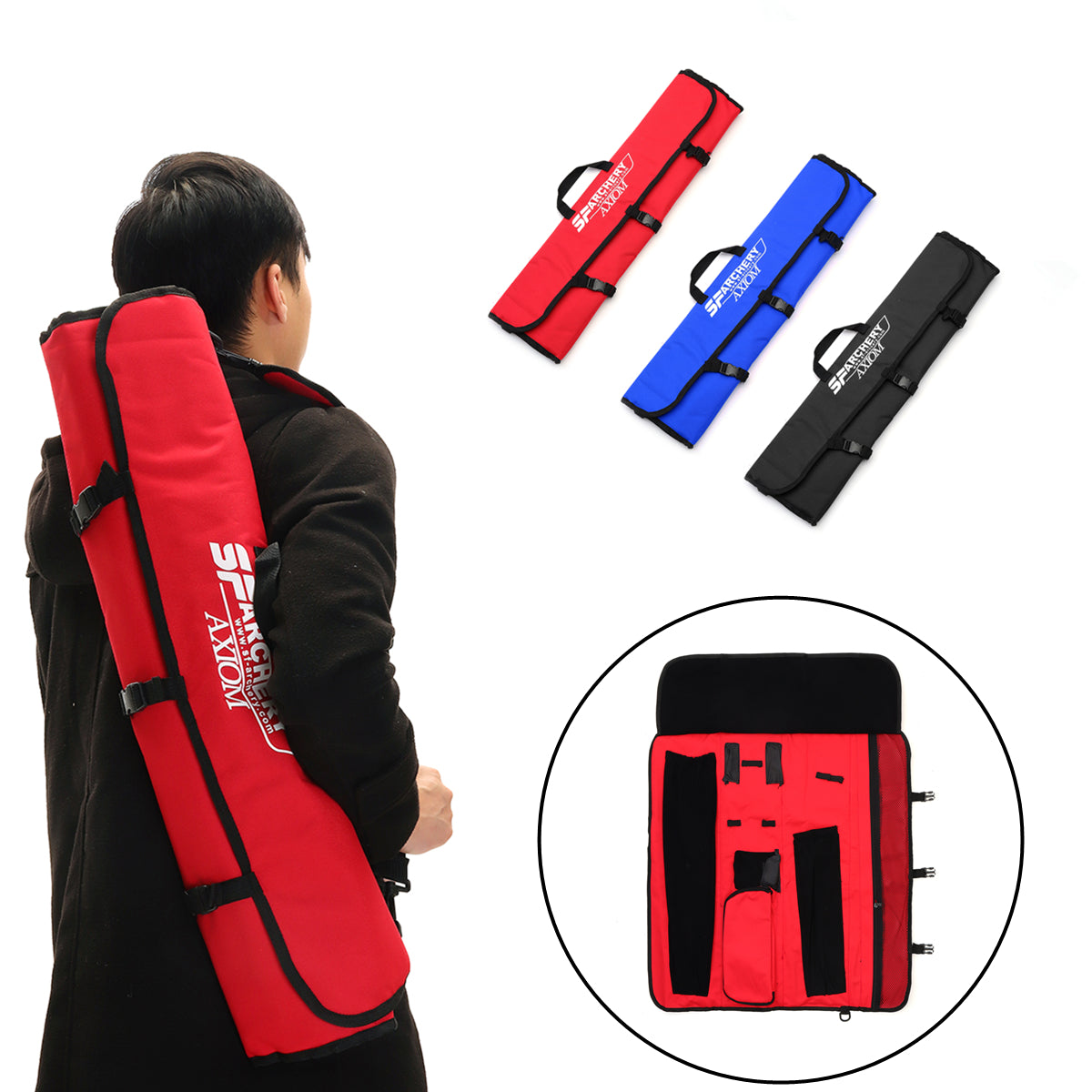 Portable Adjustable Strap Archery Hunting Takedown Recurve Bow Bag Cas ...