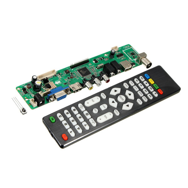 Geekcreit V56 Universal LCD TV Controller Driver Board PC/VGA/HD/USB I ...
