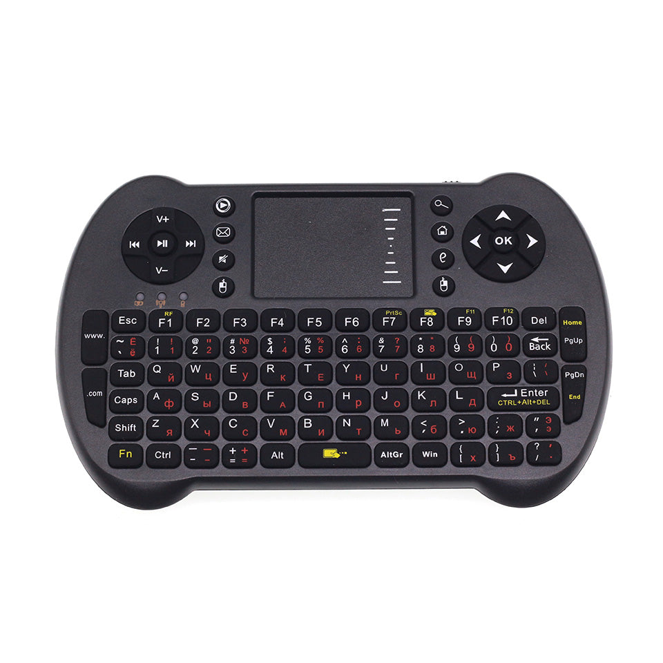 Viboton S501 2.4G Wireless Russian Mini Keyboard Touchpad Airmouse for ...