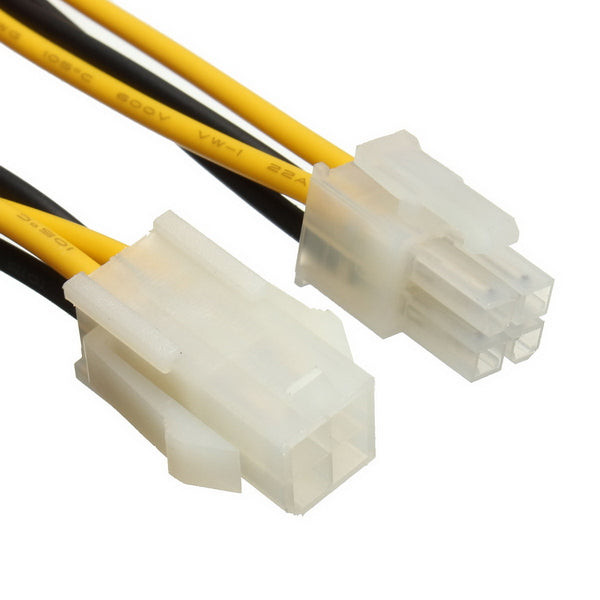 4 Pins Male to Female Power Extension Cord Power Adapter Cable Lead Wi ...