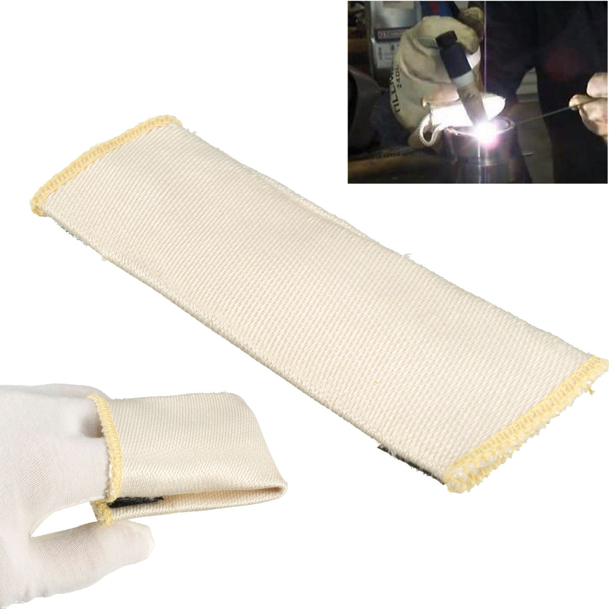 TIG Finger Welding Protection Gloves Heat Shield Guard for Weld Solder ...