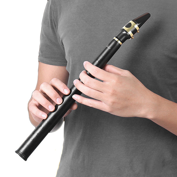 Zebra 8 Holes Key-Bb Mini Sax Pocket Saxophone Little Sax with Alto Mo ...