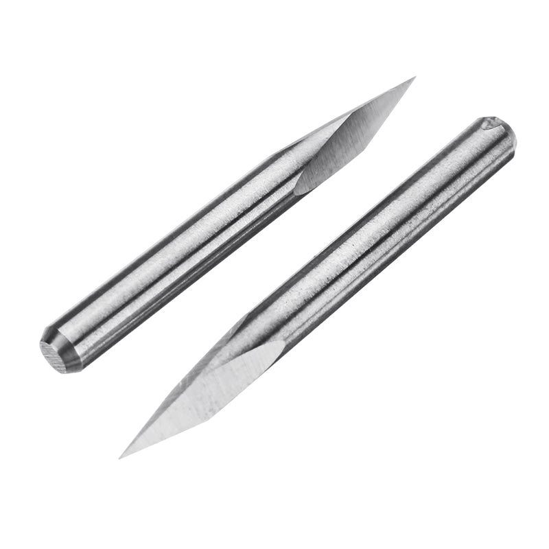 5Pcs Pyramid Engraving Drill Bit 3.175mm Shank 25 Degree 0.1mm Tip for ...