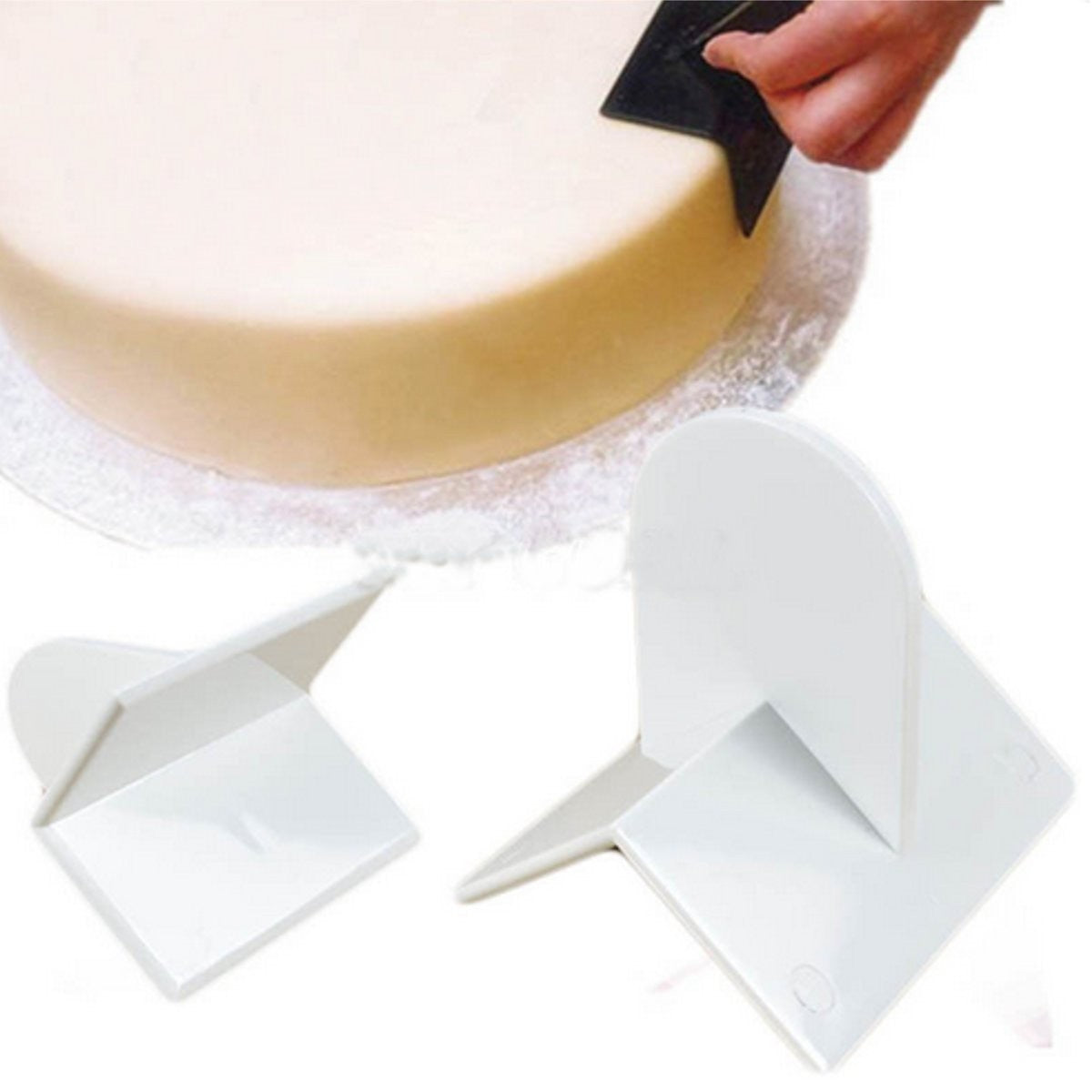 Cake Smoother Paddle Tools DIY Fondant Sugar Craft Polisher Finisher D ...
