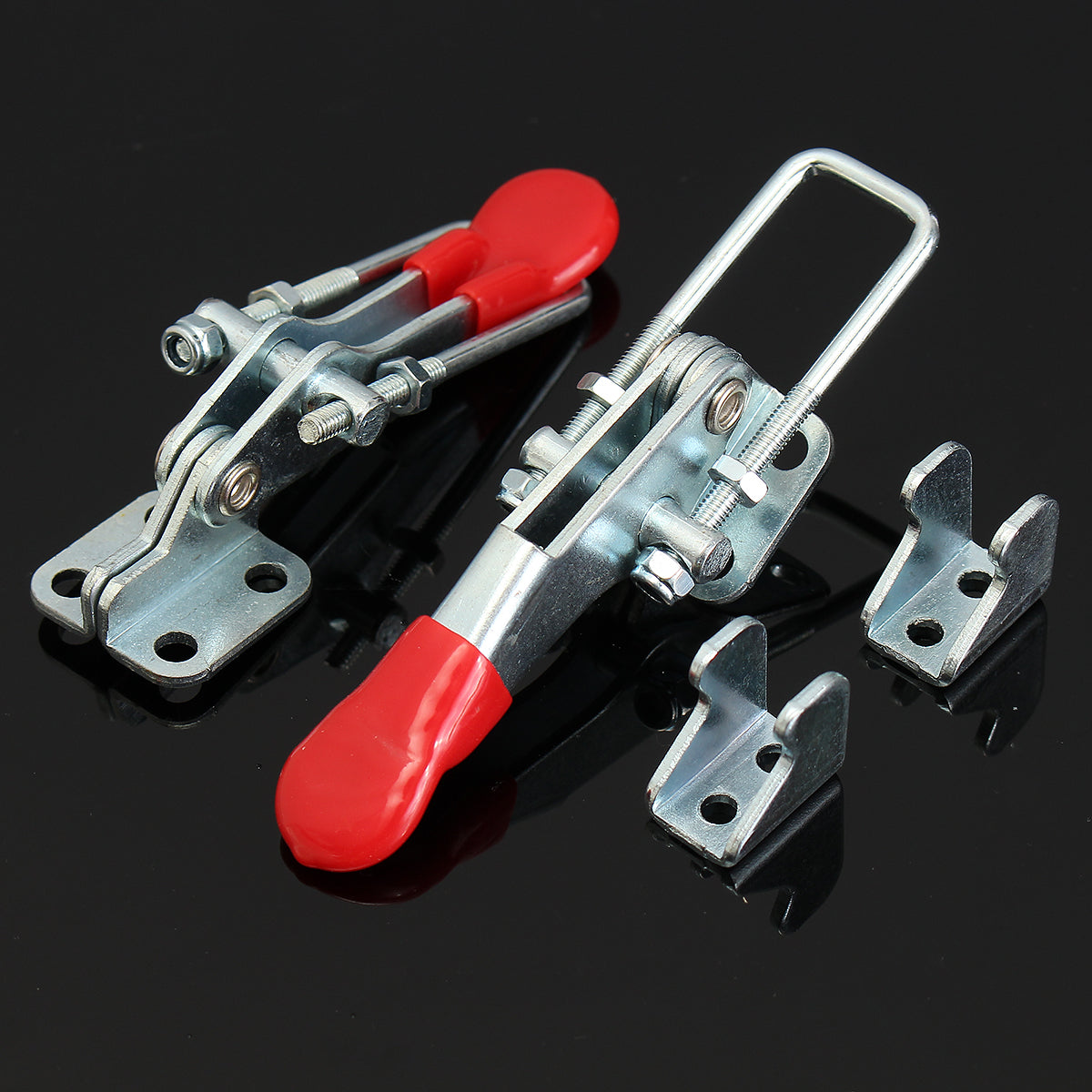 2Pcs Spring Loaded Toggle Galvanized Iron Latch Catches Hasp for Case ...