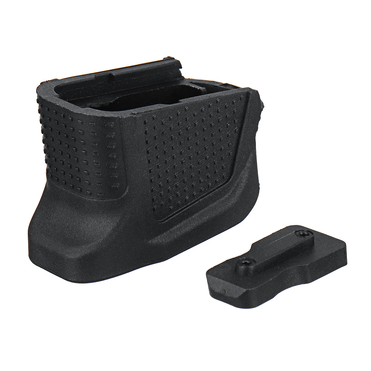 Replacement Enhanced Magazine Extension Base Plate Add with 2 Round Fo ...