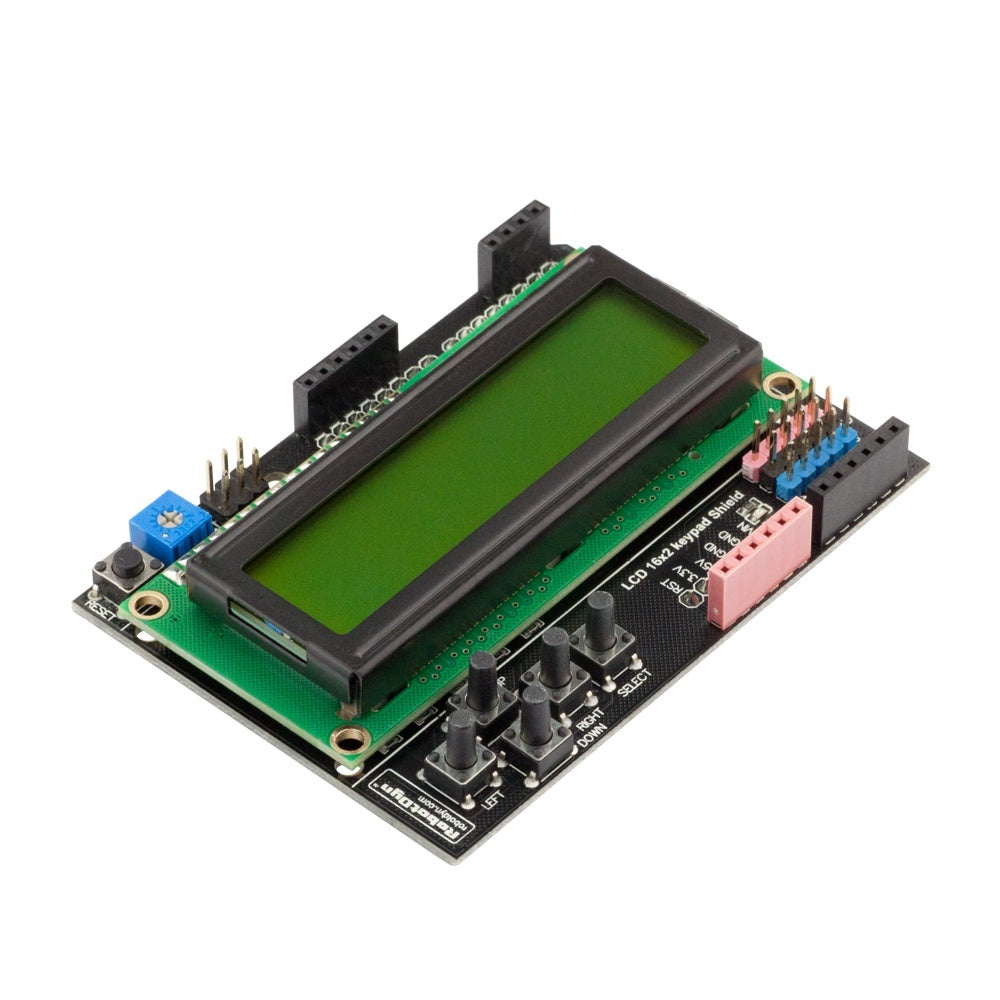 LCD Keypad Shield 1602 Display Green Screen Module – Electronic Pro