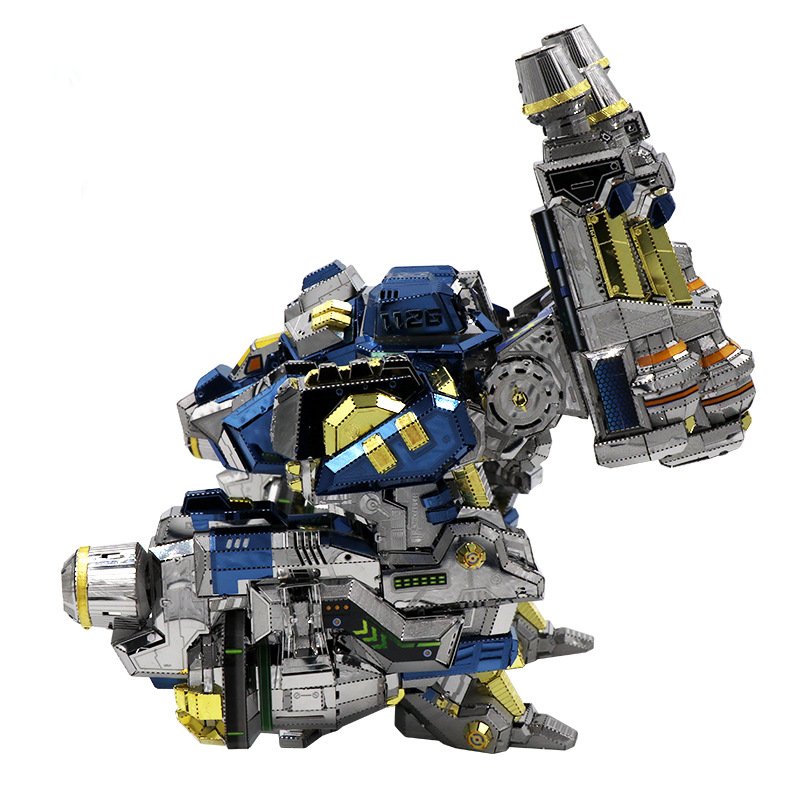 MU Armour Model Building DIY 3D Puzzle Stainless Steel Model Set ...